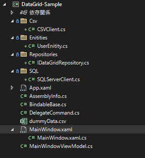 【WPF】MVVMパターンによる WPF DataGrid の実装 | hn_pgtech